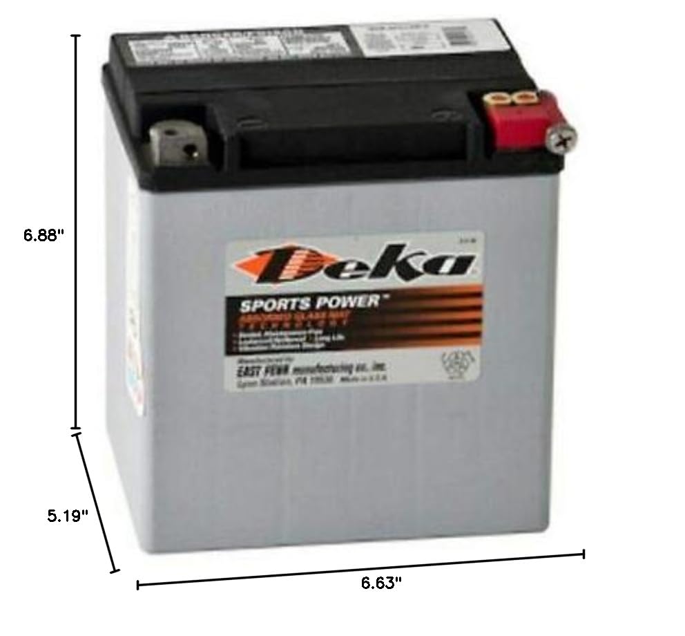 Deka ETX30L 400CCA AGM Absorbed Glass Mat Battery Harley Touring Bagger Dresser 97-19
