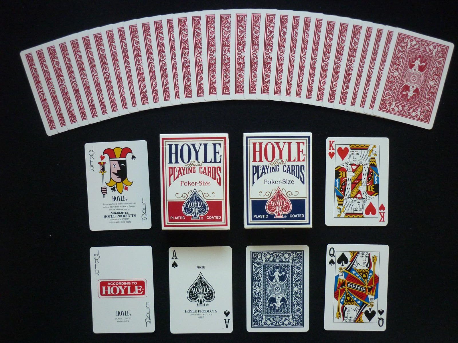 Hoyle Poker Size Playing Cards (Pack of 2)