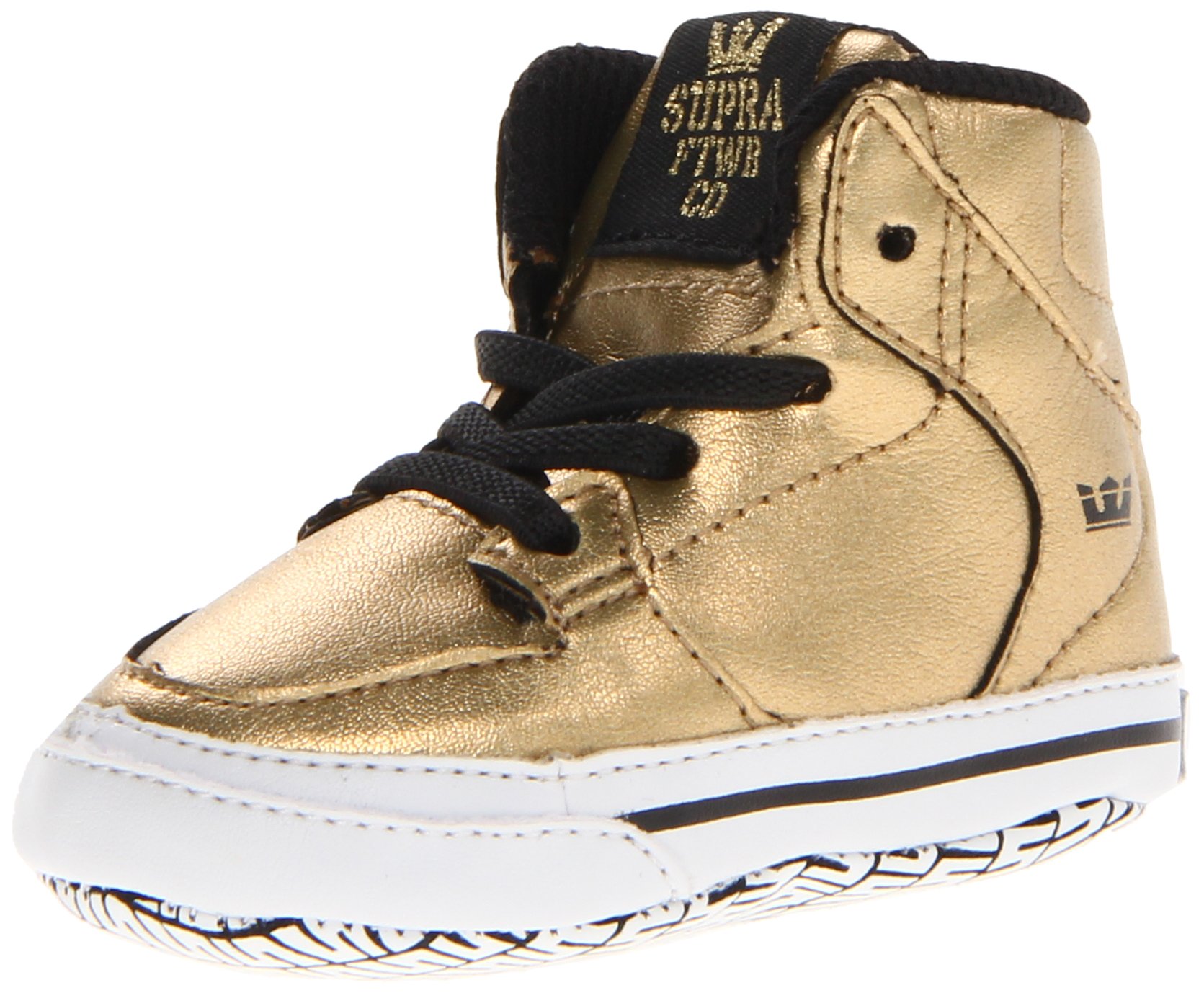 Supra Unisex Crib Vaider (Infant) Gold/Black/White 1 Infant M