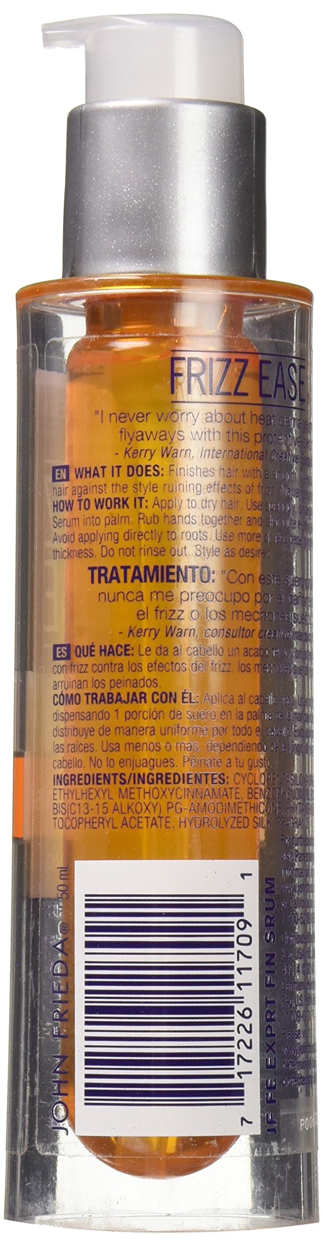 John Frieda Frizz-Ease Expert Finish Polishing Serum, 1.69 Fluid Ounce