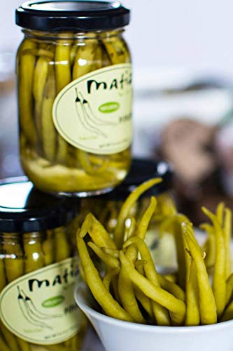 Matiz Piparras, Basque Guindilla Peppers (6.4 oz.) Spanish Green Pickled Peppers from Spain