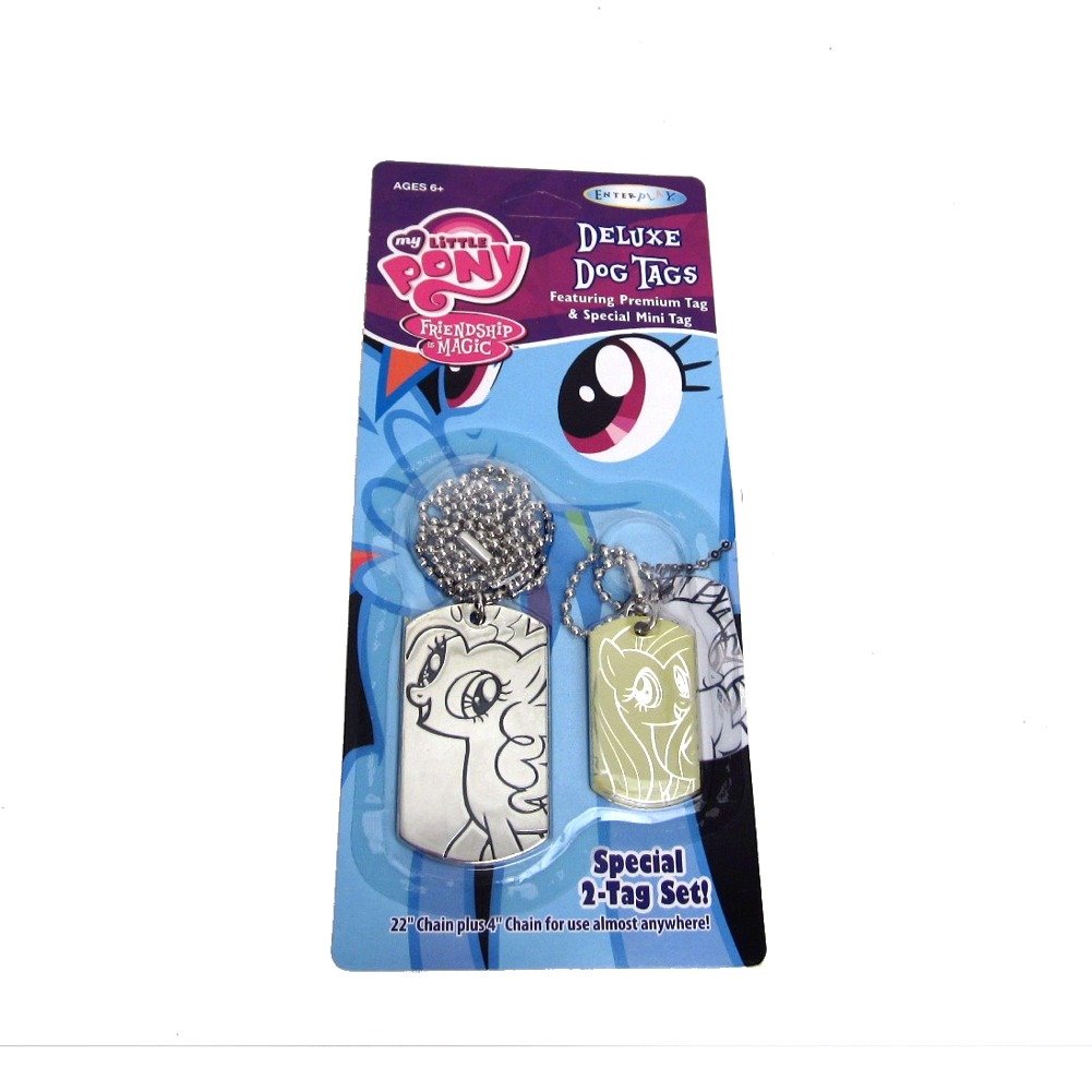 Pinkie Pie and Fluttershy My Little Pony Deluxe Dog Tags Special 2-Tag Set