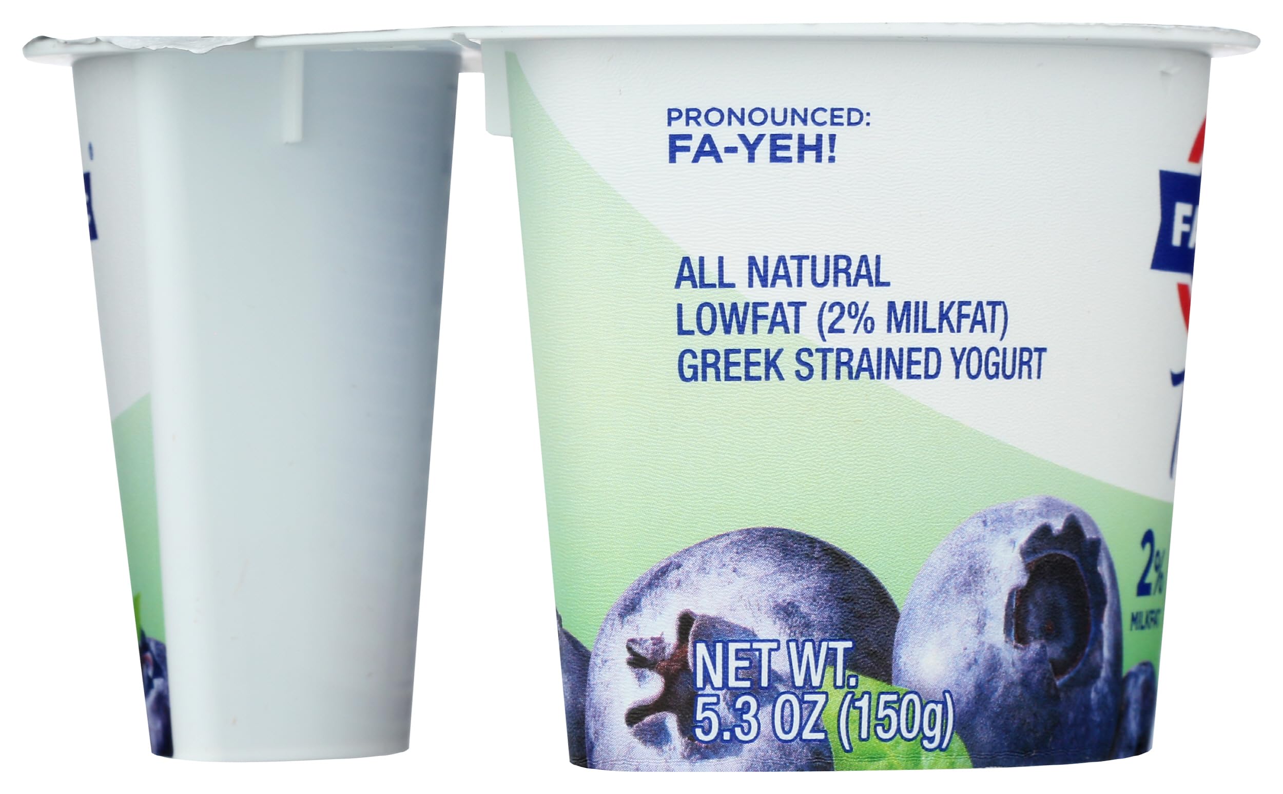 FAGE TOTAL Split Cup, 2% Greek Yogurt with Blueberry, 5.3 oz