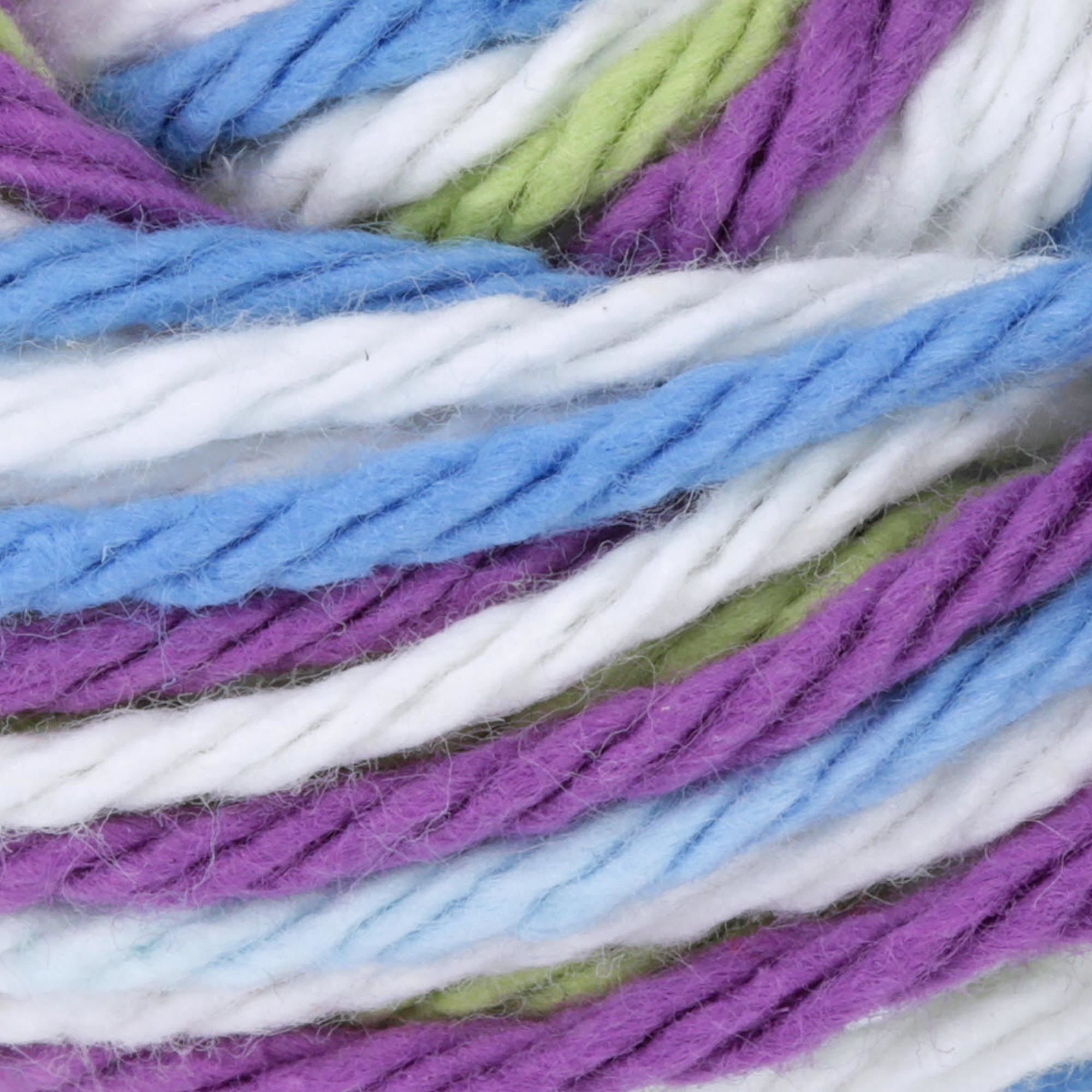 Lily Sugar 'N Cream The Original Ombre Yarn, 2oz, Gauge 4 Medium, 100% Cotton, Fruit Punch - Machine Wash & Dry
