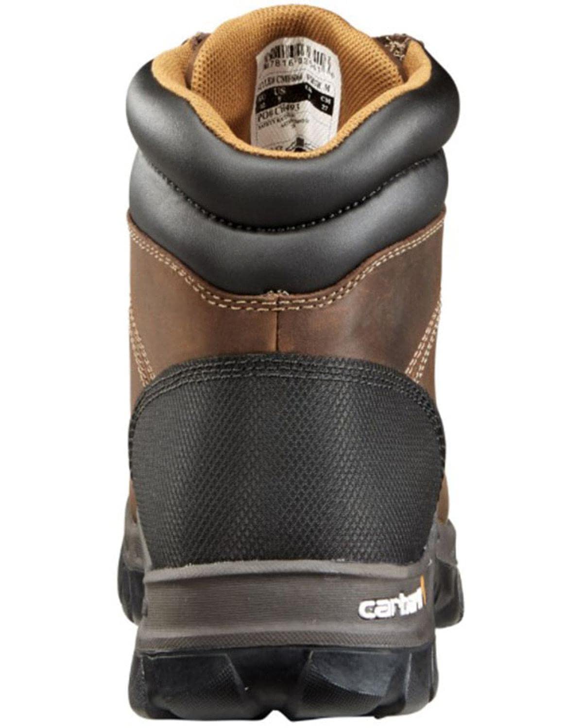 Carhartt Men's Rugged Flex 6" Comp Toe Work Boot, Brown Oil Tanned Leather, 12