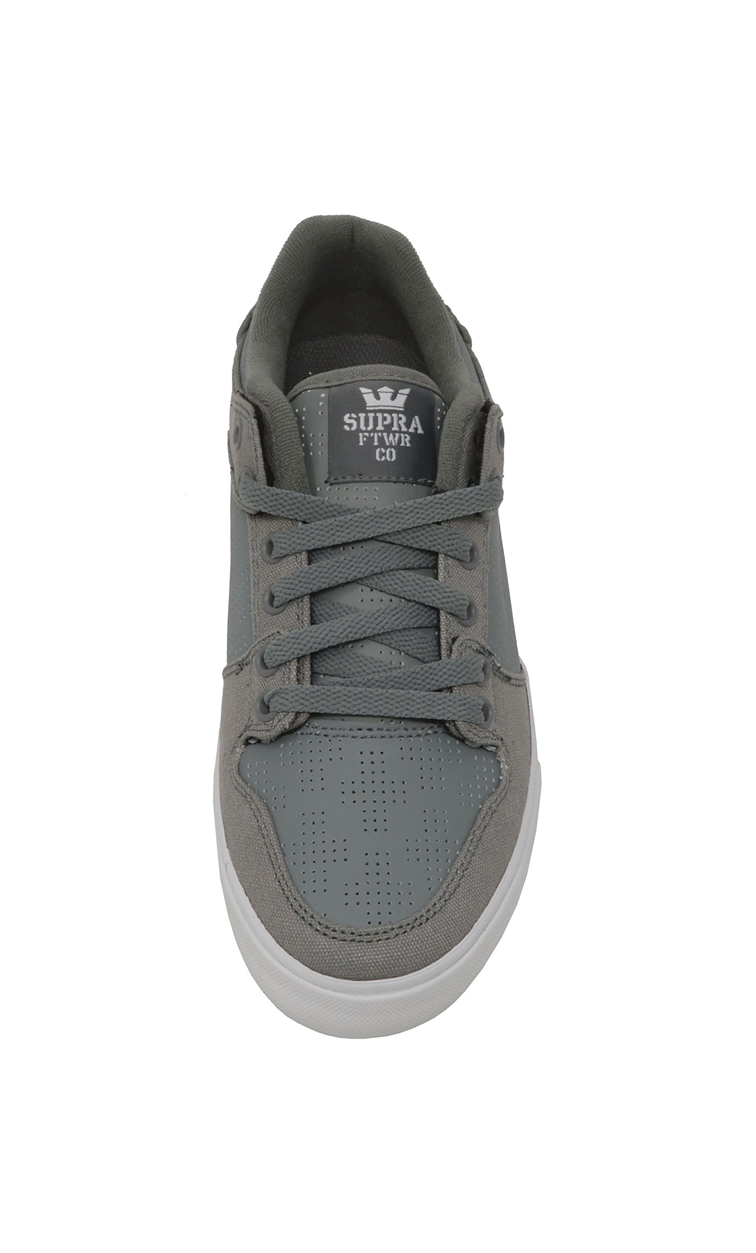 Supra Vaider Low Cross Men's Sneaker (8.0 D(M) US) Grey/White