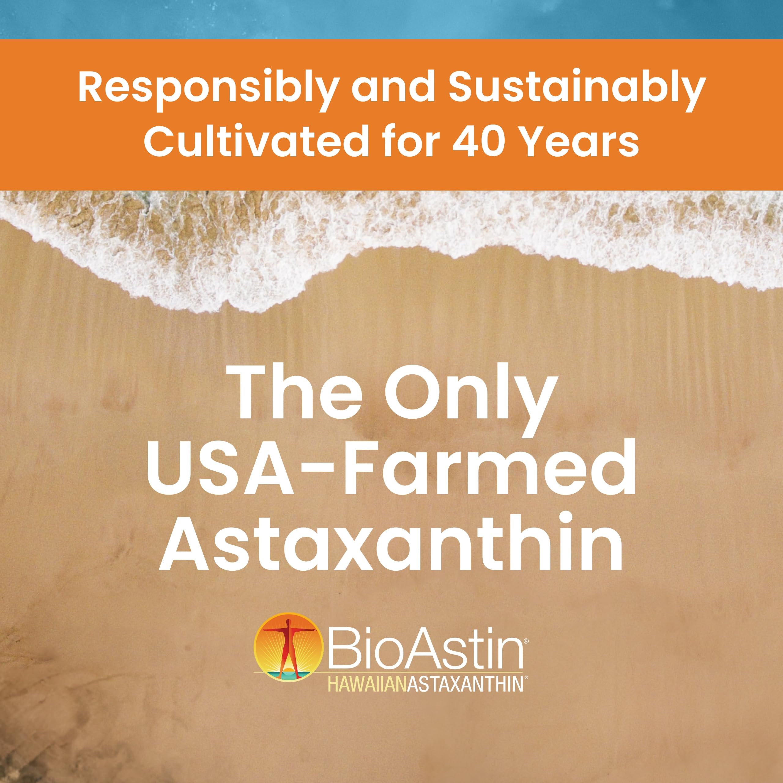 Nutrex Hawaii BioAstin Hawaiian Astaxanthin - 4mg, 120 Softgels - Farm-Direct Premium Antioxidant Supplement to Support Eye, Skin, Joint & Immune System Health - Non-GMO & Gluten-Free