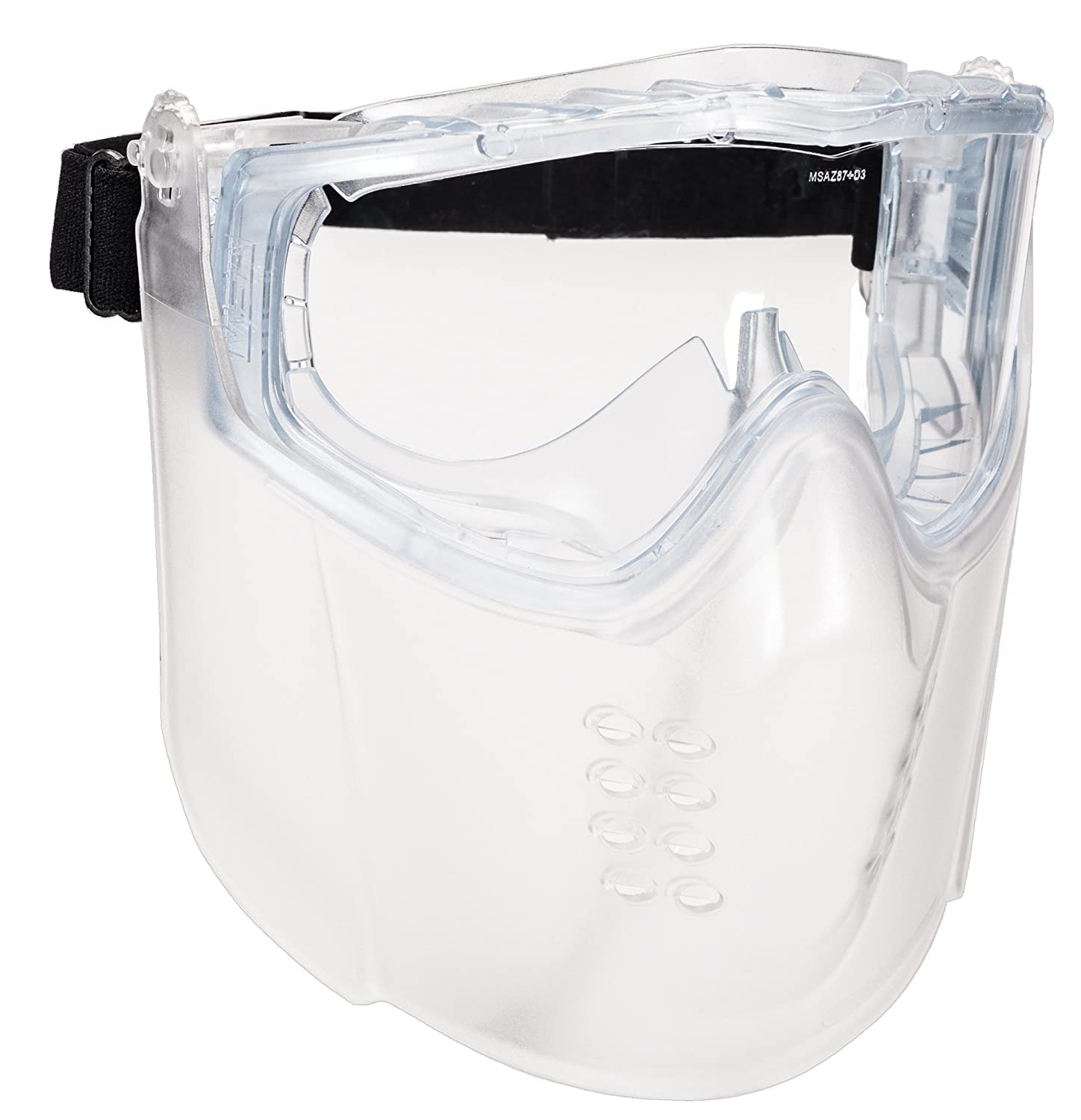 MSA 10150069 Vertoggle Safety Goggles - Industrial Use, Safety Goggle/Faceshield Combination, Protects Against Impact & Splash, Sightgard Protective Eyewear, Polycarbonate (PC), Anti-Fog, Anti-Scratch