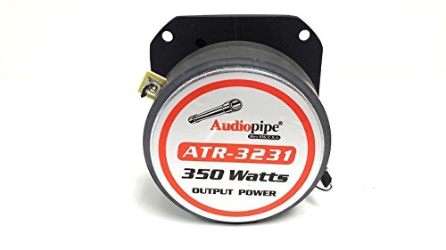 Audiopipe 1 Pair 350 Watts 1" Chrome Super Titanium Tweeter Heavy Duty Car Tweeters