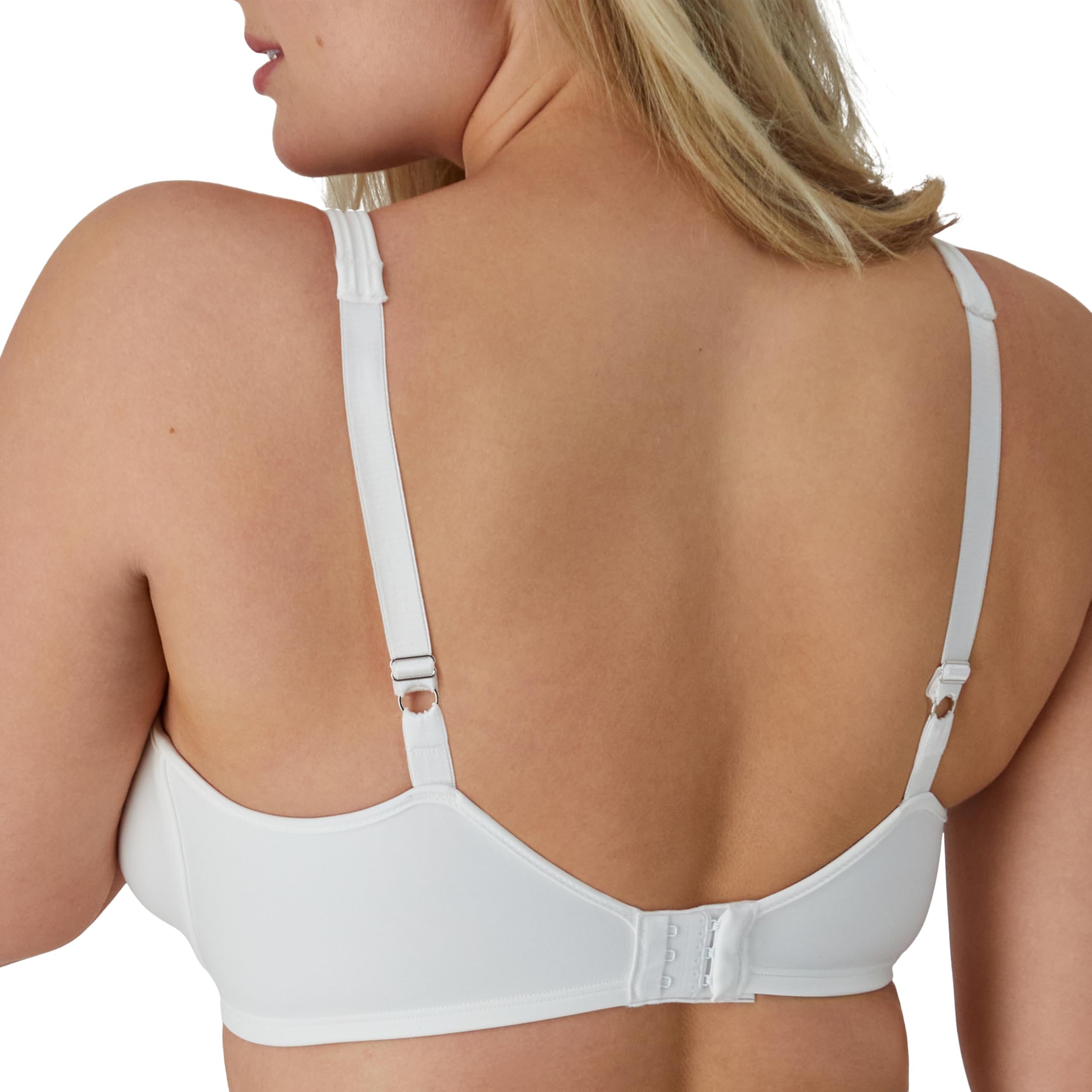 Bali womens Passion For Comfort Minimizer Underwire Bra, WHITE, 36D