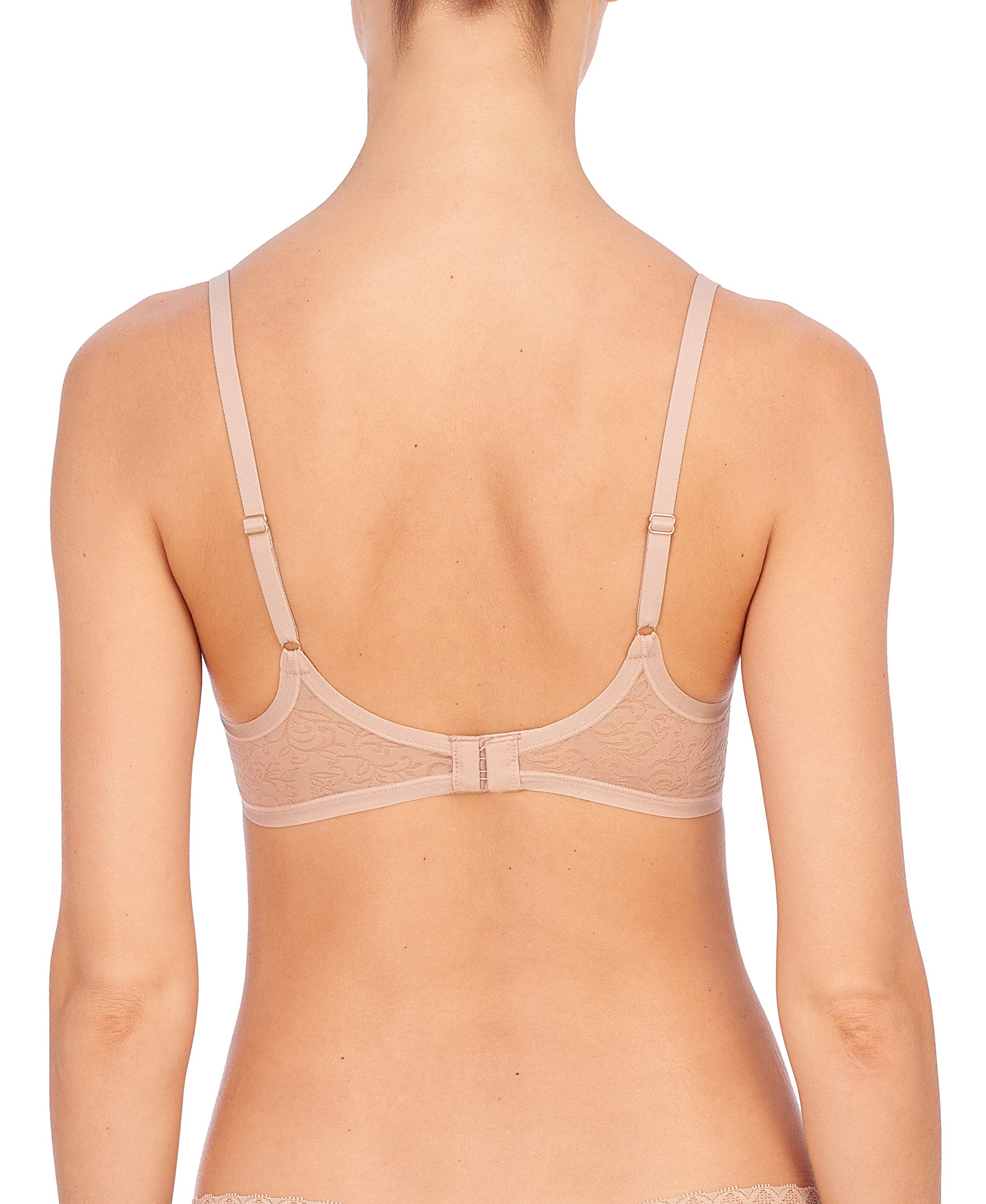 Natori Women's Sheer Jacquard Contour Underwire Bra, Café, 32D