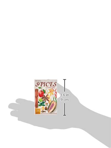 Heritage Products Spice-themed Playing Cards, 54 Cards, All Ages, Educational, Thematic, Unisex, Brown, Yellow, Red, Paper, No Assembly Required, 1 Pack
