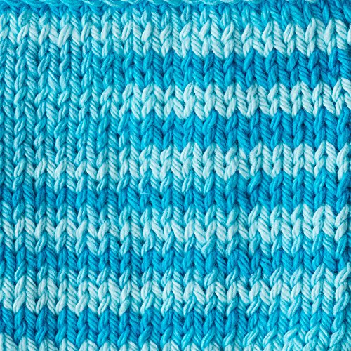 Lily Sugar 'N Cream The Original Ombre Yarn, 2oz, Gauge 4 Medium, 100% Cotton, Swimming Pool - Machine Wash & Dry