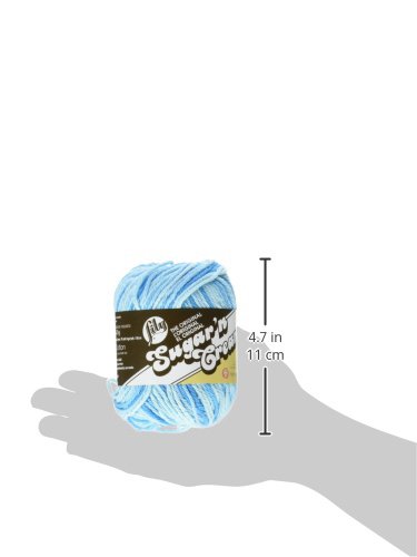 Lily Sugar 'N Cream The Original Ombre Yarn, 2oz, Gauge 4 Medium, 100% Cotton, Swimming Pool - Machine Wash & Dry