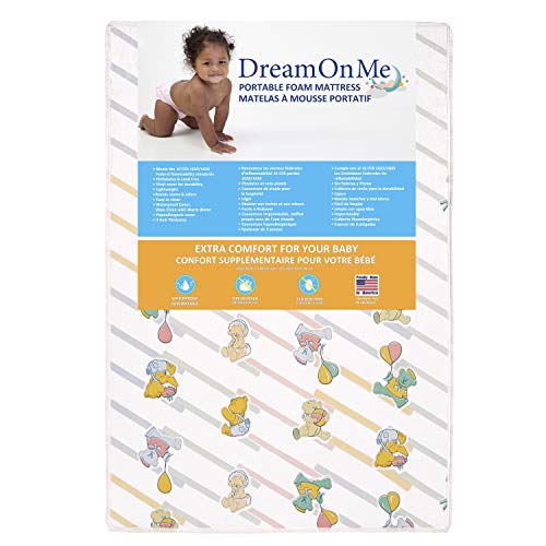 Dream On Me 3ββ Ultra-Lite Playmat/Reinforced Waterproof Cover/Proudly Made in The USA/Greenguard Gold Environment Safe Playmat