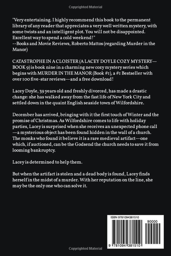 Catastrophe in a Cloister (A Lacey Doyle Cozy Mystery—Book 9)