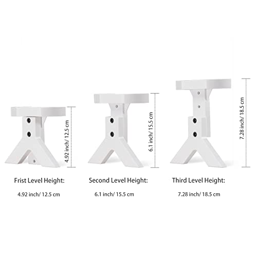 AOOIIN Adjustable Stand for Cricut Maker and Explore Air Series, Extra Legs Stand for Cricut Riser with Vinyl Roll Holder Rod for Cricut Accessories, Space Expansion and Organizer for Cricut Machine