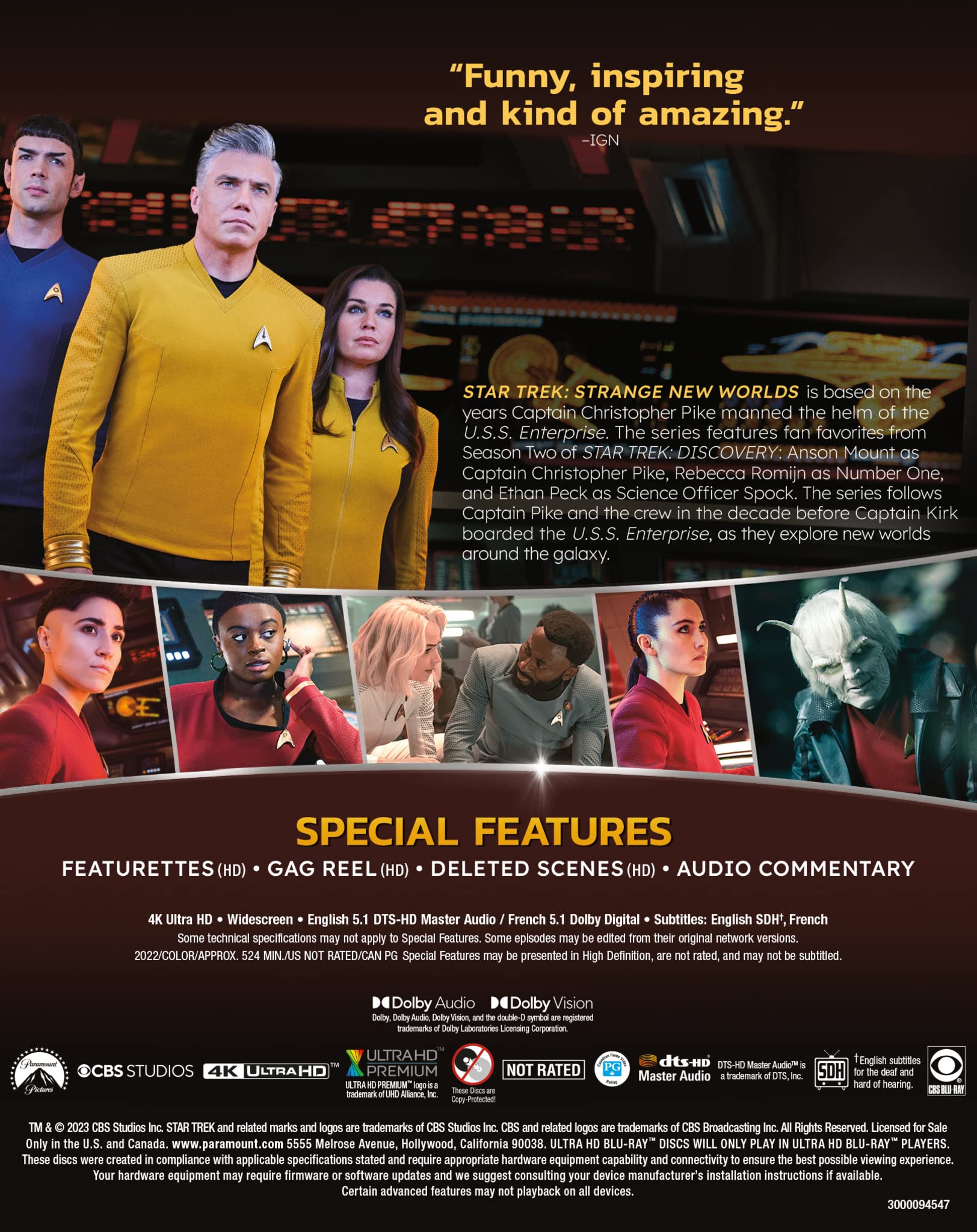 Star Trek: Strange New Worlds - Season One [4K UHD]