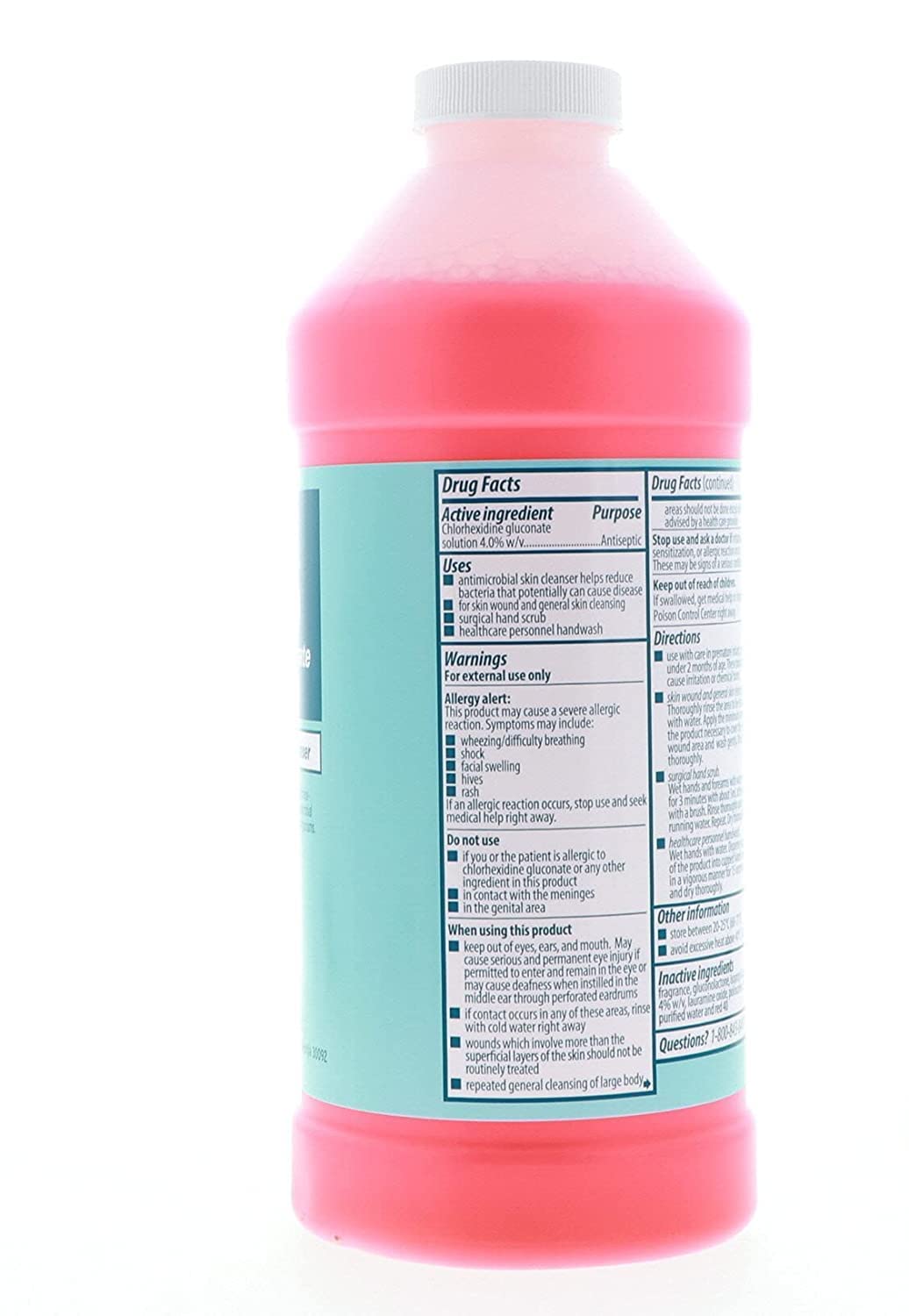 Hibiclens – Antimicrobial and Antiseptic Soap and Skin Cleanser – 32 oz – for Home and Hospital – 4% CHG