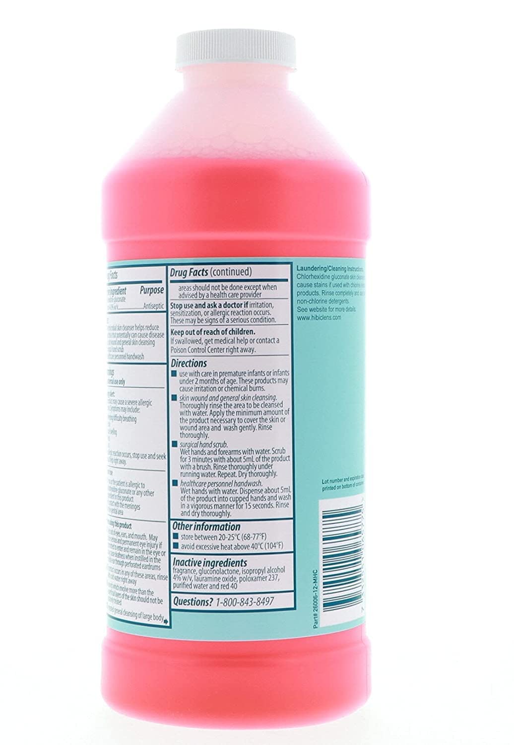 Hibiclens – Antimicrobial and Antiseptic Soap and Skin Cleanser – 32 oz – for Home and Hospital – 4% CHG