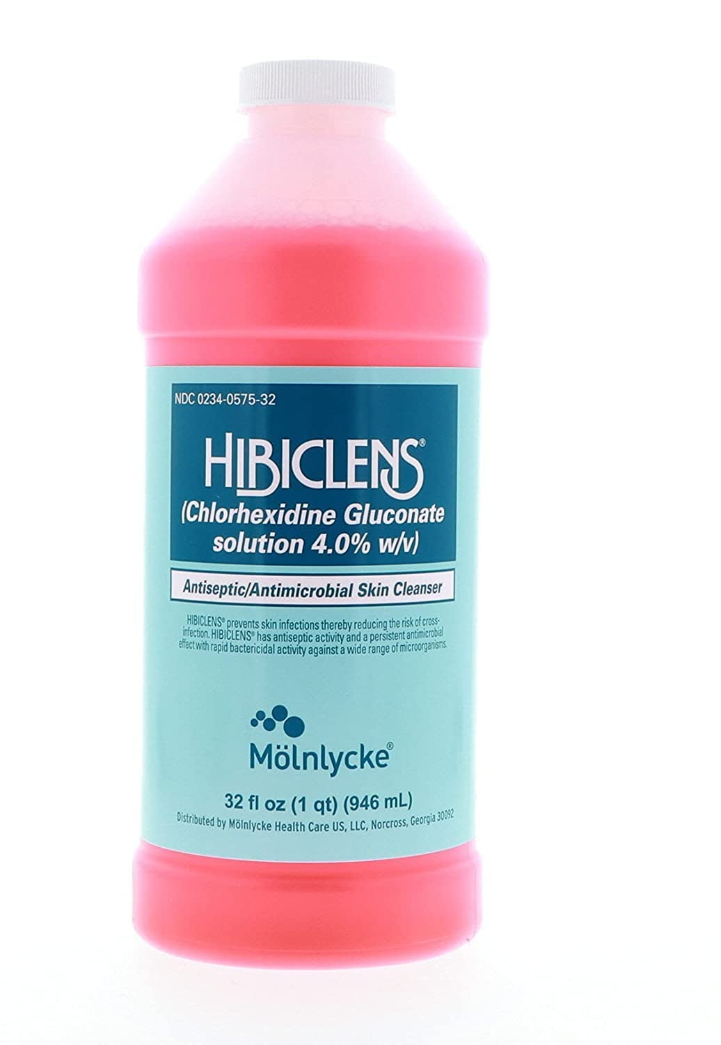 Hibiclens â Antimicrobial and Antiseptic Soap and Skin Cleanser â 32 oz â for Home and Hospital â 4% CHG