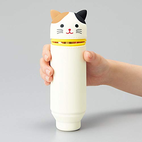 LIHIT LAB. PuniLabo Stand Up Pen Case (Pen Holder) Tiger Cat A7712-11