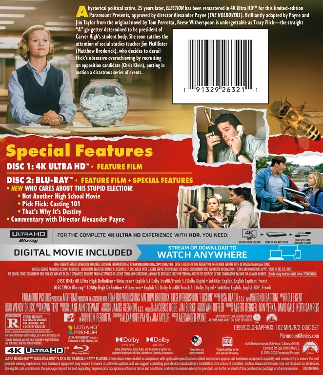 ELECTION - PARAMOUNT PRESENTS Volume 46 [4K UHD]