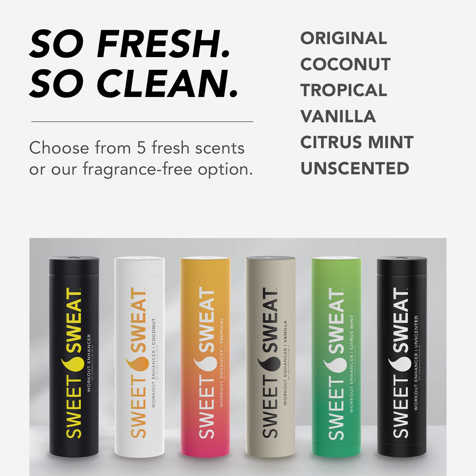 Sports Research Sweet Sweat 'Workout Enhancer' Gel - Maximize Your Exercise & Sweat Faster - 6.4oz Stick