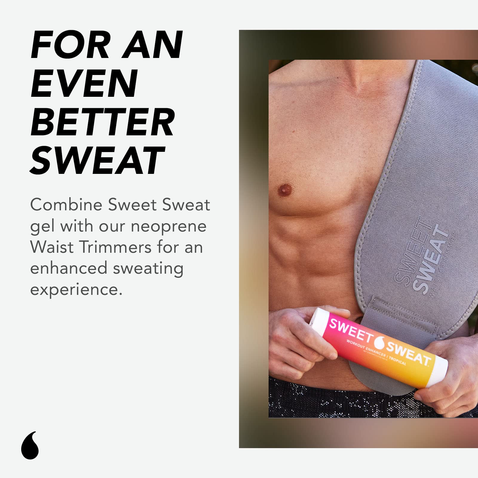 Sports Research Sweet Sweat 'Workout Enhancer' Gel - Maximize Your Exercise & Sweat Faster - 6.4oz Stick