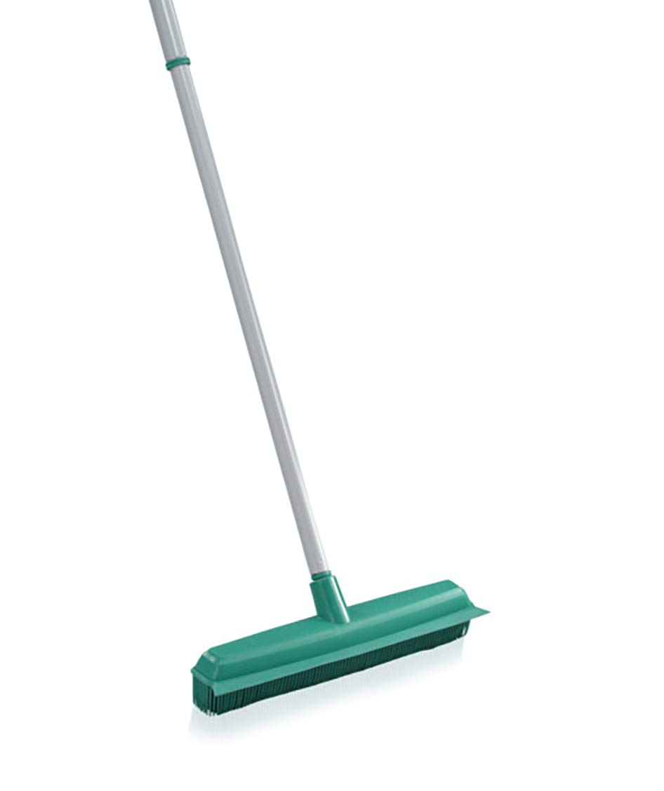 Leifheit Supra Rubber Broom with Telescopic Handle