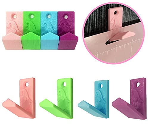 4 Pack Cutting mat Hanger/Cutting Mat Storage for Cricut, Standard Grip Cutting Mat holder for Cricut Explore One/Air/Air 2/Maker, Cut Mats Accessories for Cricut (Color Bundle)