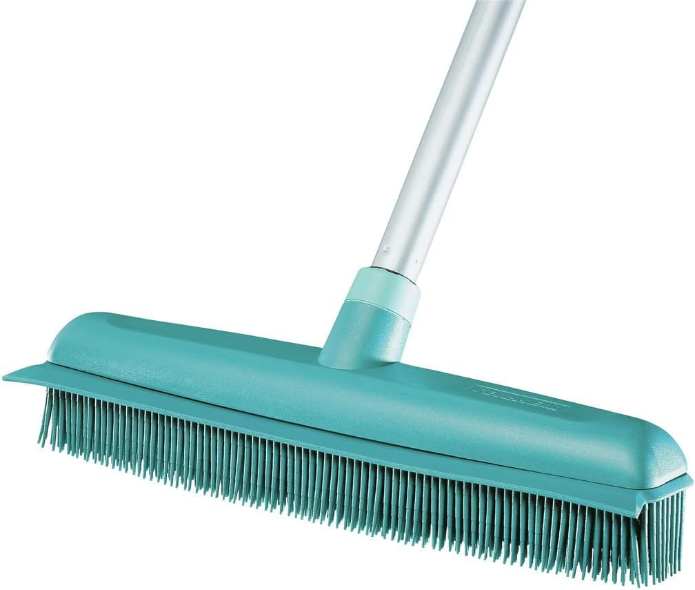 Leifheit Supra Rubber Broom with Telescopic Handle