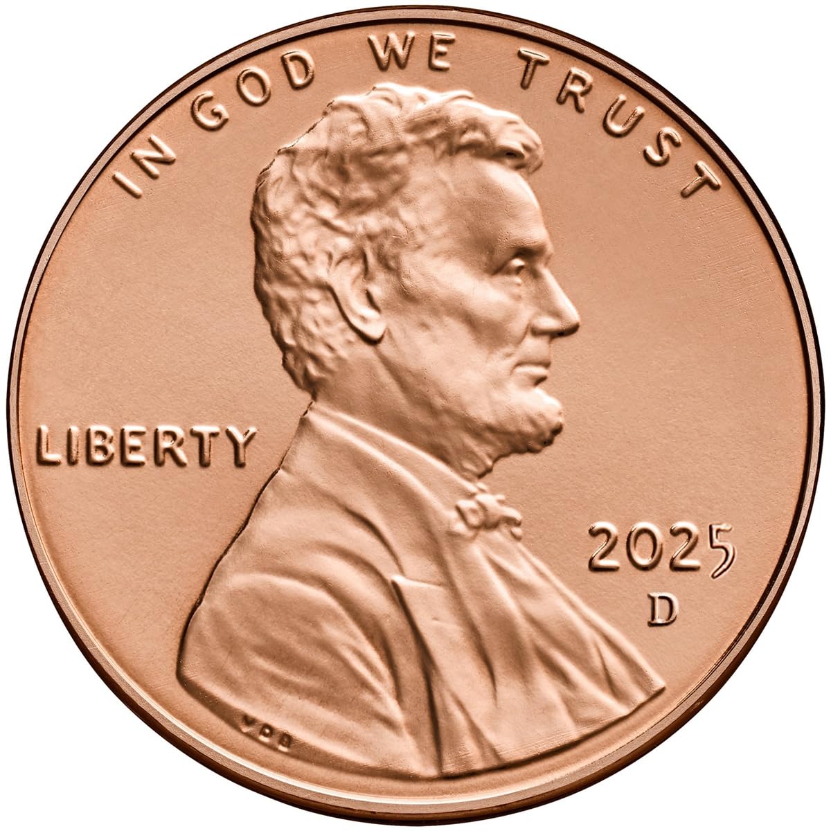2025 D Cent Roll - Union Shied Design Uncirculated