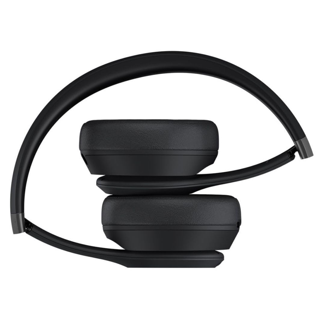 Beats Solo 4 - Wireless Bluetooth On-Ear Headphones, Apple & Android Compatible, Up to 50 Hours of Battery Life - Matte Black (Renewed)