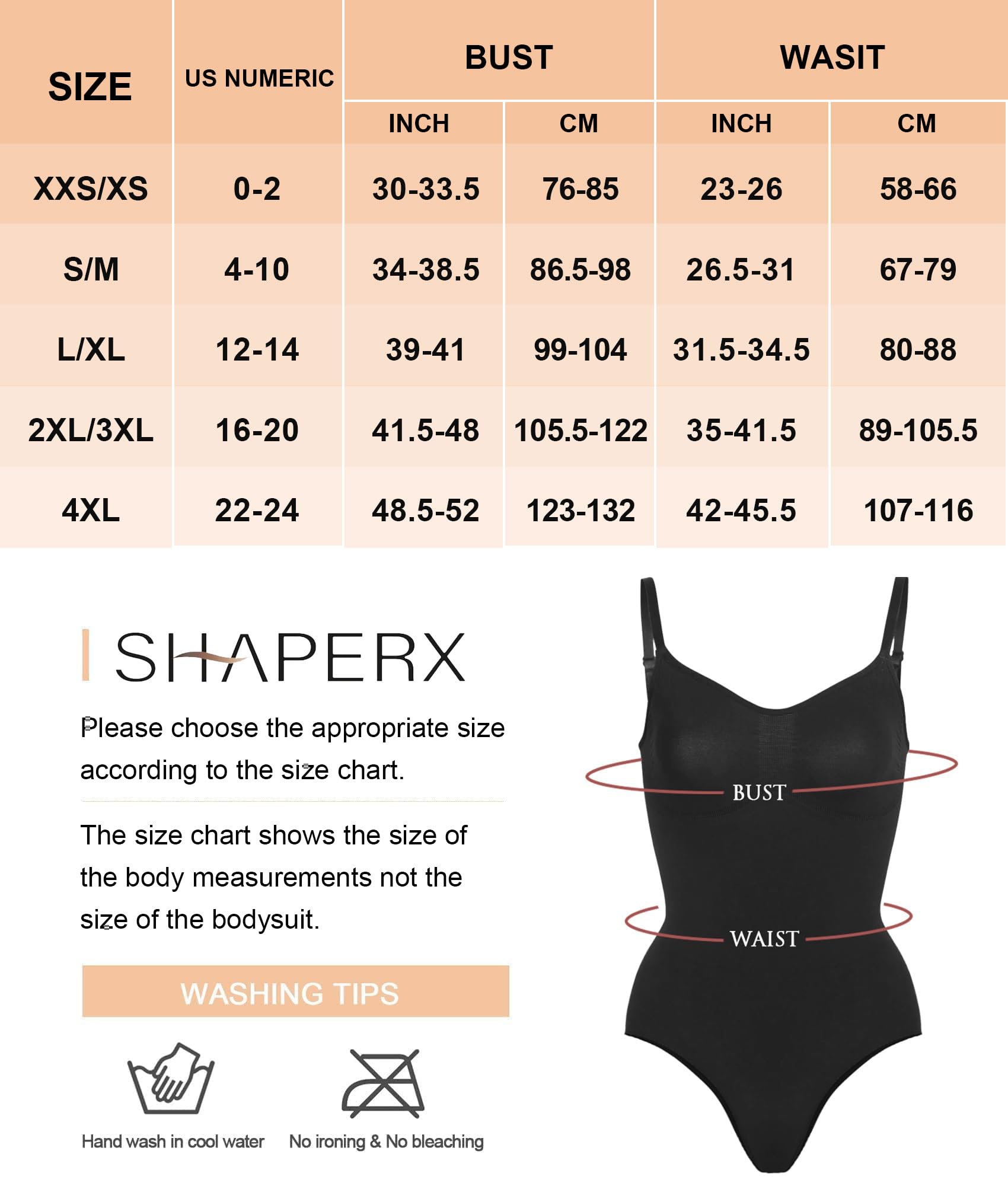 SHAPERX Women's Shapewear Bodysuit Tummy Control Body Shaper Seamless Sculpting Snatched Waist Body Suit,SZ5215-Black-S/M