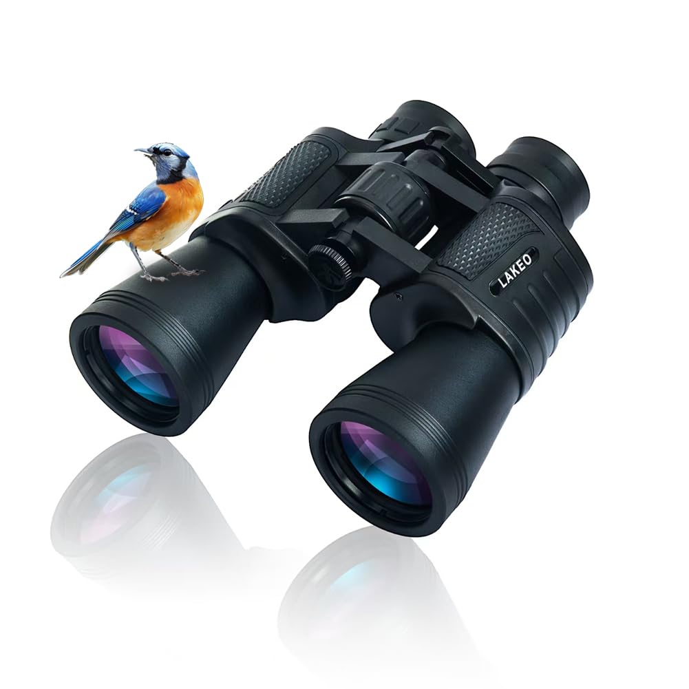 30x50 High Powered Binoculars for Adults, Waterproof Compact Binoculars with Low Light Vision for Bird Watching Hunting Football Games Travel Stargazing Cruise with Carrying Bag