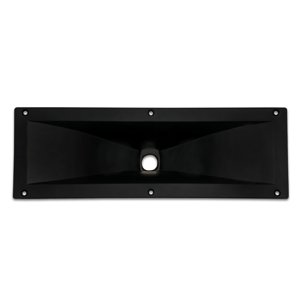 Goldwood Sound Molded Tweeter or Midrange Speaker Lense Heavy Duty Abs Directivity Speaker Horn Black (GM-500PB)