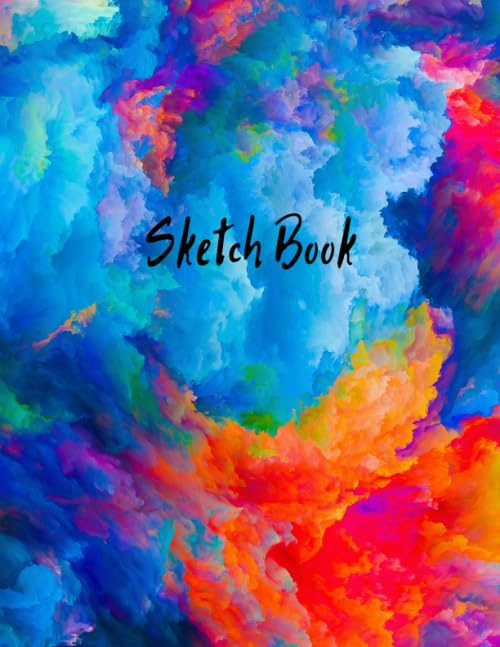 Sketch Book: Notebook for Drawing, Writing, Painting, Sketching or Doodling, 110 Pages, 8.5x11 (Premium Abstract Cover vol.71)