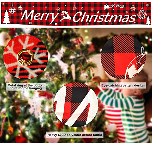 Merry Christmas Banner Christmas Decorations Merry Christmas Yard Sign Decor for Home Indoor Outdoor Party Decor Supplies