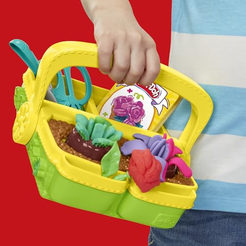 Play-Doh Blooming Flower Garden Toy Playset, Nature Pretend Play, Kids Arts & Crafts Ages 3+