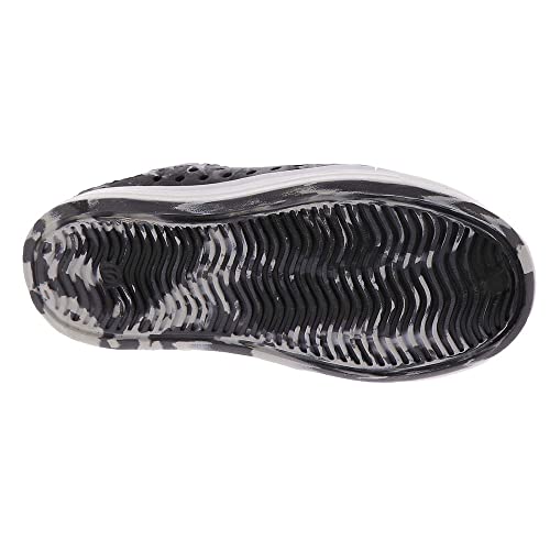 Skechers Baby Boy's Foamies Guzman Flash Marblized Slip-On 402021N (Toddler) Charcoal/Gray 9 Toddler M