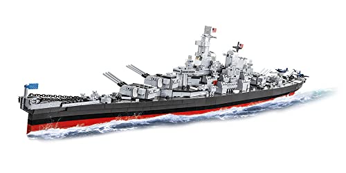 COBI Historical Collection World War II Iowa-Class Battleship, 4-in-1 Executive Edition