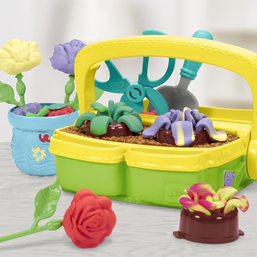 Play-Doh Blooming Flower Garden Toy Playset, Nature Pretend Play, Kids Arts & Crafts Ages 3+