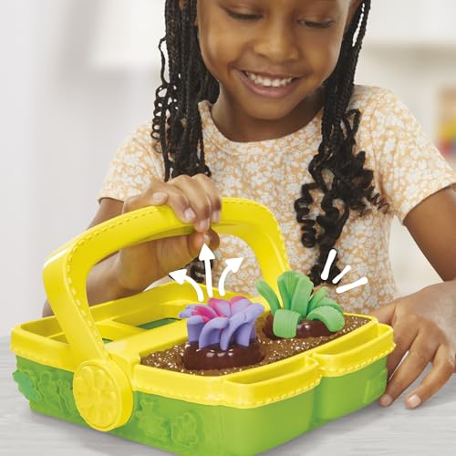 Play-Doh Blooming Flower Garden Toy Playset, Nature Pretend Play, Kids Arts & Crafts Ages 3+