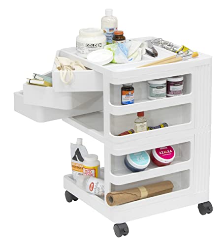 Kubx Pro Mobile Rotating 4-Sided Storage Organizer with Multiple Compartments