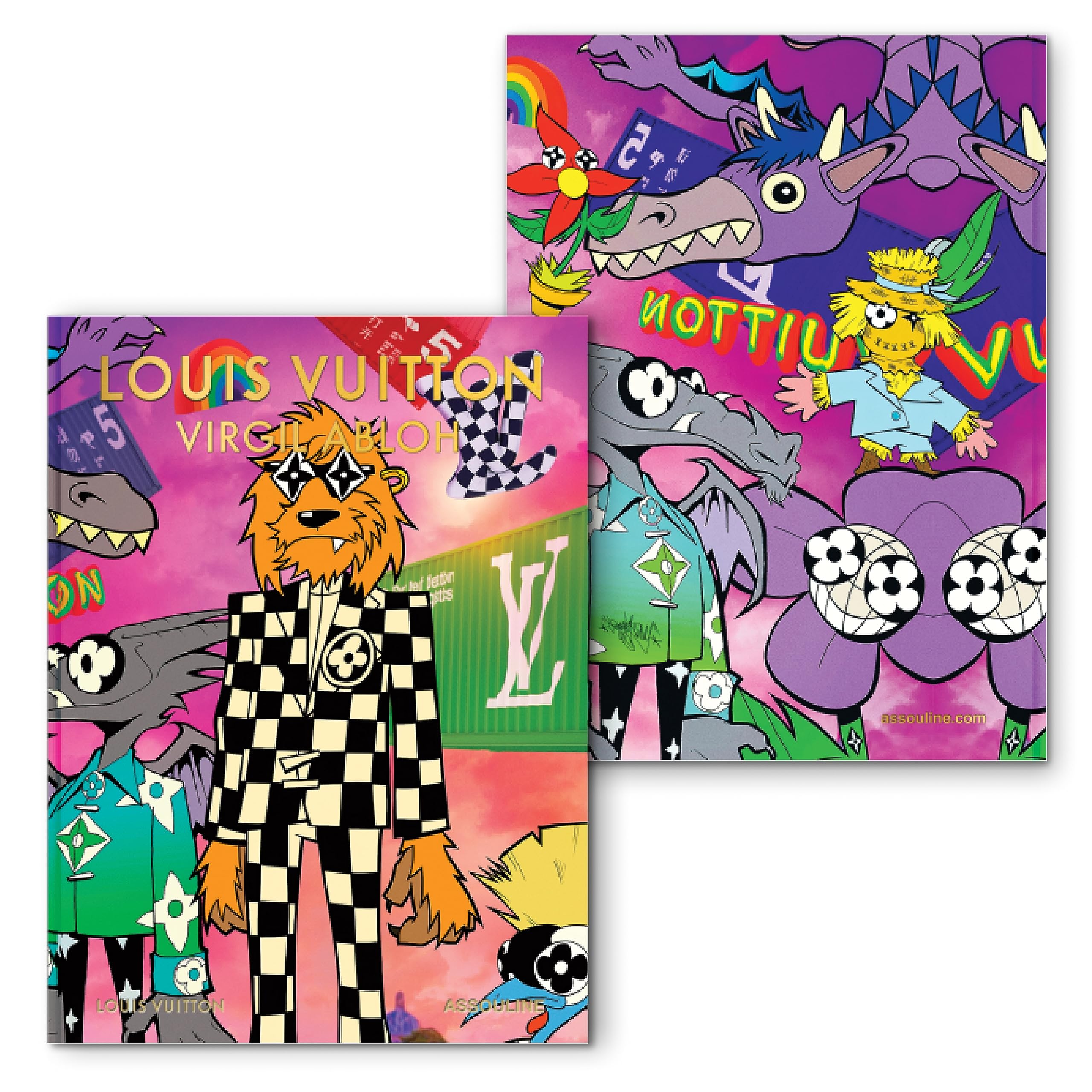 Louis Vuitton: Virgil Abloh (Classic Cartoon Cover) - Assouline Coffee Table Book