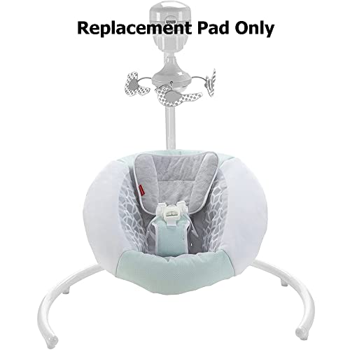 Ele Toys Replacement Part for Fisher-Price Revolve Swing - FBL70 ~ Replacement Pad, Gray, 10.0 ounces