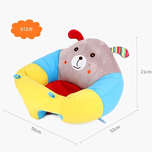 KAKIBLIN Baby Sofa Support Chair, Soft Plush Cartoon Animals Baby Sitting Chair Learning to Sit Cushion SeatsĀ for 6-16 Months Infants, Puppy