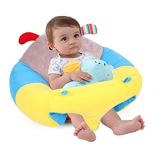 KAKIBLIN Baby Sofa Support Chair, Soft Plush Cartoon Animals Baby Sitting Chair Learning to Sit Cushion SeatsĀ for 6-16 Months Infants, Puppy