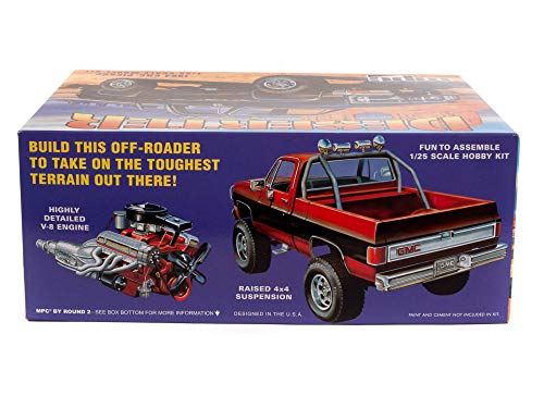 MPC 1984 GMC Pickup 1:25 Scale Model Kit (Black Version)